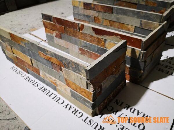 How to Install Stacked Stone Panels Corners - Top Source Slate